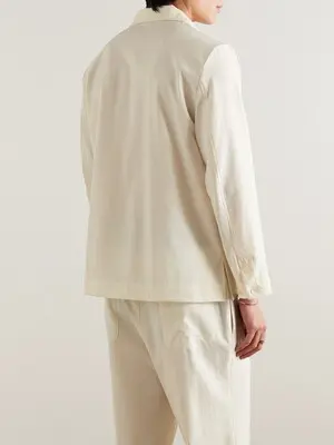 STOFFA Wool-seersucker Overshirt
