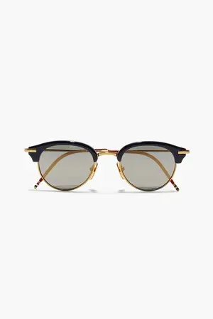 Thom Browne Round Frame Sunglasses - Gold