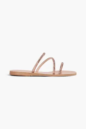 Women's Rose Gold Flat Sandals