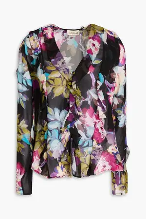Print Silk Blouses