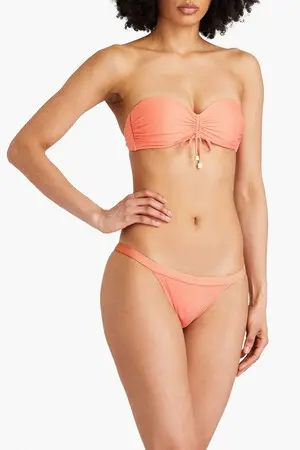 Heidi Klein Ruched Bandeau Bikini Top