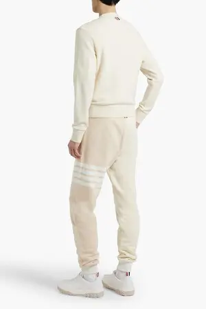 Thom Browne Cashmere Piqué Cardigan - Ivory