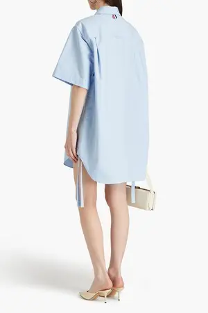 Thom Browne Cotton-poplin Mini Shirt Dress