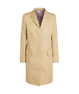 Thom Browne Chesterfield Cotton-twill Coat