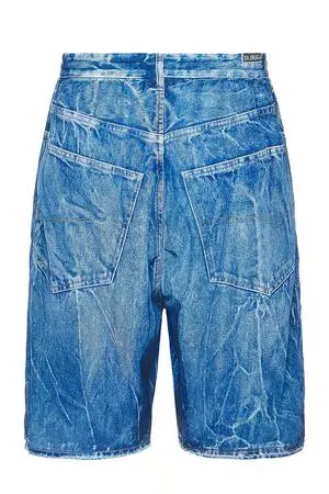 Balenciaga Trompe L'oeil Short In Blue