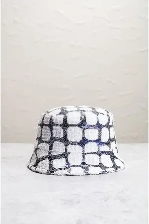 Chanel Sequined Tweed Coco Bucket Hat