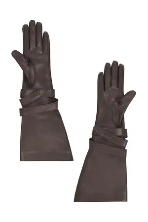 Saint Laurent Aviator Leather Gloves