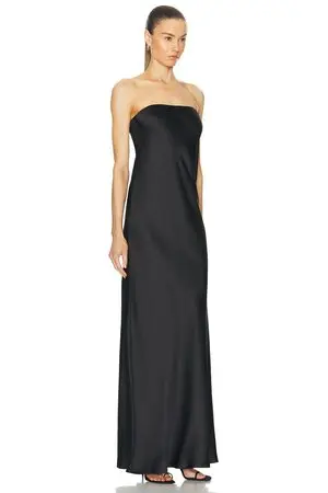 Norma Kamali Bias Strapless Gown