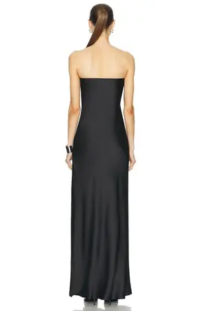 Norma Kamali Bias Strapless Gown
