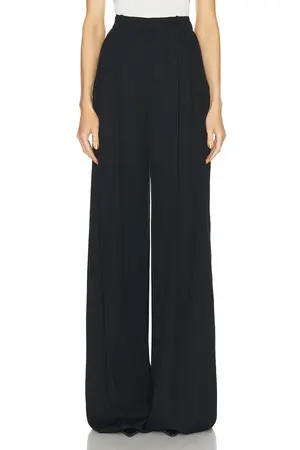 Saint Laurent Black Wash Pants For Women