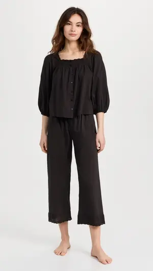 The Great. The Eyelet Easy Sleep Pants