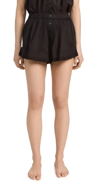 The Great. Eyelet Tap Shorts