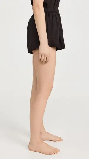 The Great. Eyelet Tap Shorts