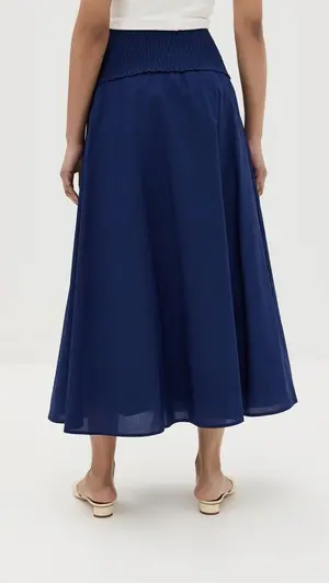 Hill House Home The Delphine Skirt - Navy