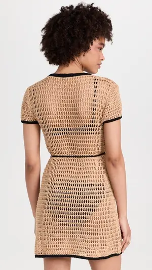 Staud Spritz Dress - Natural
