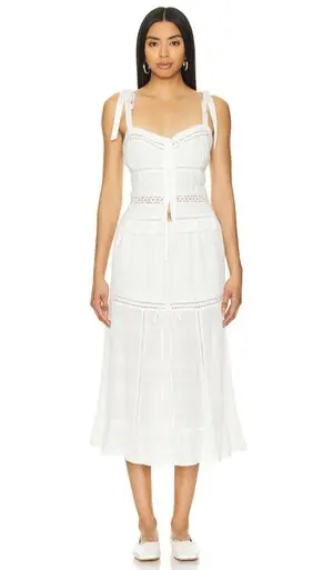 LOBA Valeria Midi Skirt