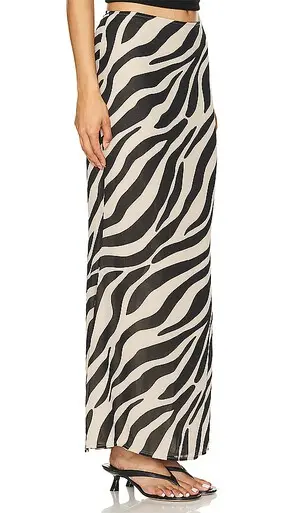 Superdown Maxi Skirt - Stripe