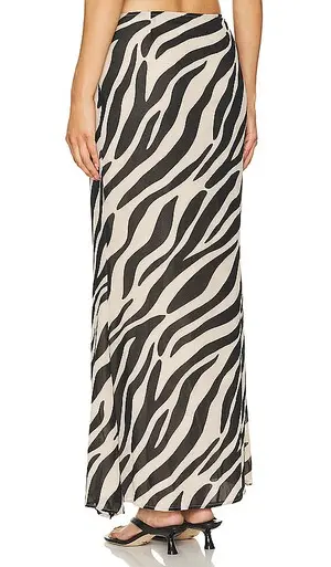 Superdown Maxi Skirt - Stripe