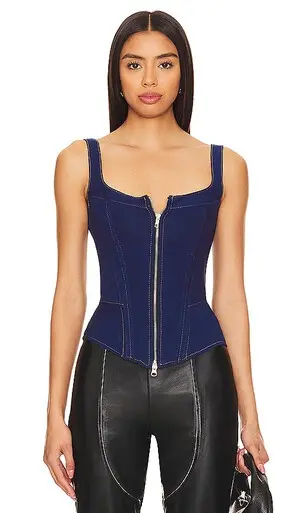 UNDERSTATED LEATHER Chevy Bustier