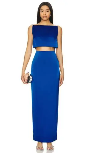 RUMER Oracle Boatneck Gown