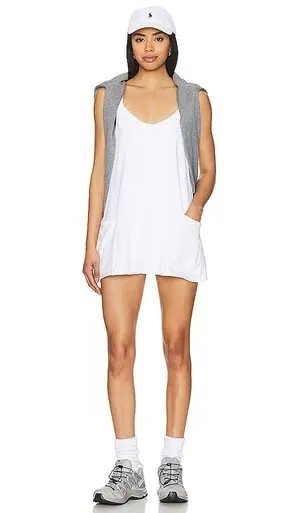 Free People X Hot Shot Mini Dress - White