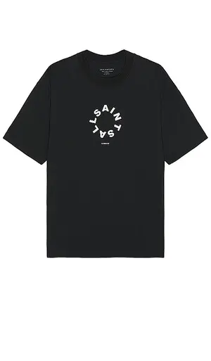 ALLSAINTS Tierra Tee In Black - Jet Black