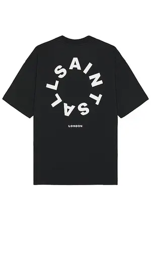 ALLSAINTS Tierra Tee In Black - Jet Black