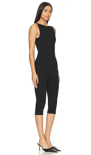 AFRM Tahlia Capri Jumpsuit - Noir