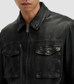 ALLSAINTS Leather Whilby Jacket