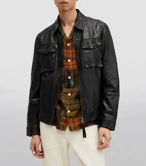 ALLSAINTS Leather Whilby Jacket