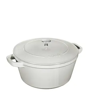 STAUB 3-piece Round Stackable Cocotte Set
