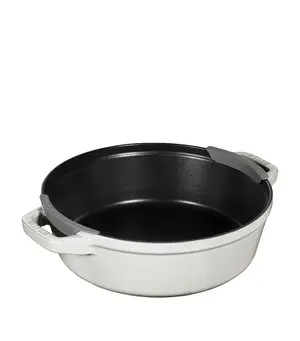STAUB 3-piece Round Stackable Cocotte Set