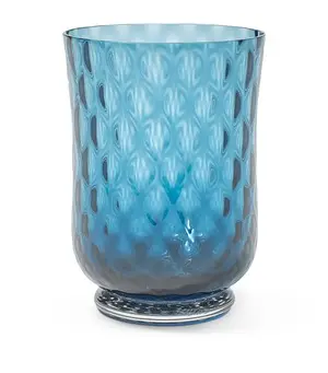 CABANA MAGAZINE Murano Glass Balloton Tumbler - Blue