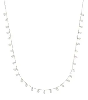 PERSEE Gold And Diamond Danaé Chain Necklace - White
