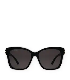 Balenciaga Dynasty Square Sunglasses - Black