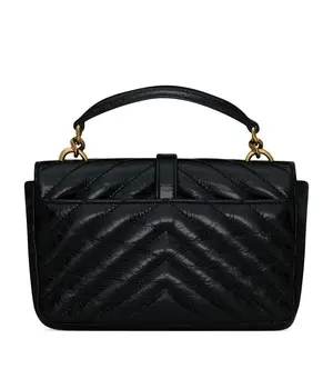 Saint Laurent Collège Mini Shoulder Bag - Black