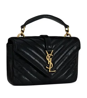Saint Laurent Collège Mini Shoulder Bag - Black