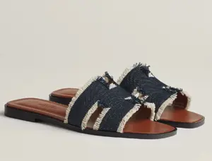 Hermès Hermès Oran Sandal Denim