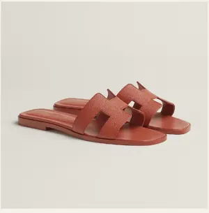 Hermès Hermès Oran Sandal Orange