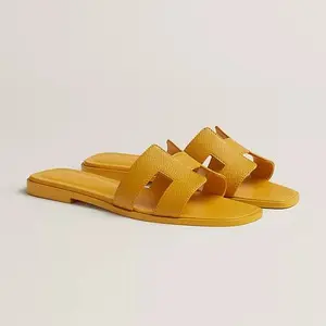 Hermès Hermès Oran Sandal - Yellow