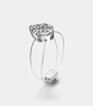 PERSEE Persée Floating Diamond Ring - Silver