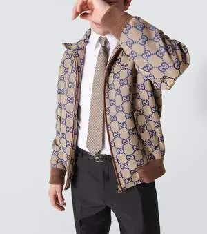 Gucci Gg Silk Jacquard Neck Tie
