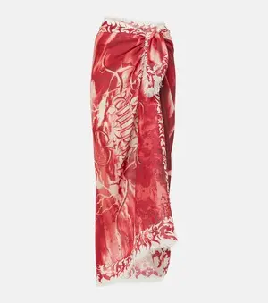 JEAN PAUL GAULTIER Printed Beach Cover-up - Multicoloured