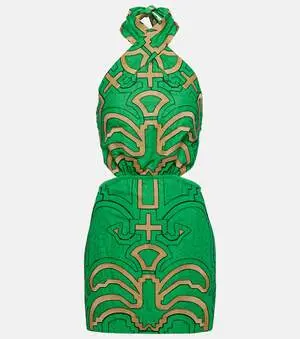 Johanna Ortiz Cotton Minidress