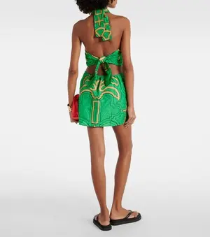 Johanna Ortiz Cotton Minidress
