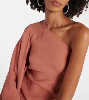 TALLER MARMO Sifnos One-shoulder Gown