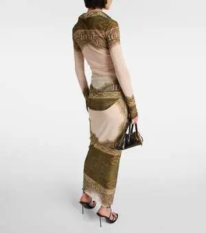 JEAN PAUL GAULTIER Printed Mesh Shirt