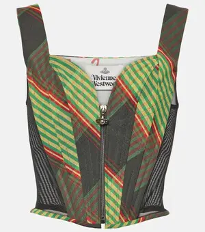 VIVIENNE WESTWOOD Classic Tartan Corset - Multicoloured