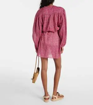 MARANT ETOILE Kildi Floral Cotton Minidress