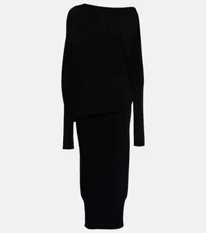 Wolford Draped Jersey Sweater Dress